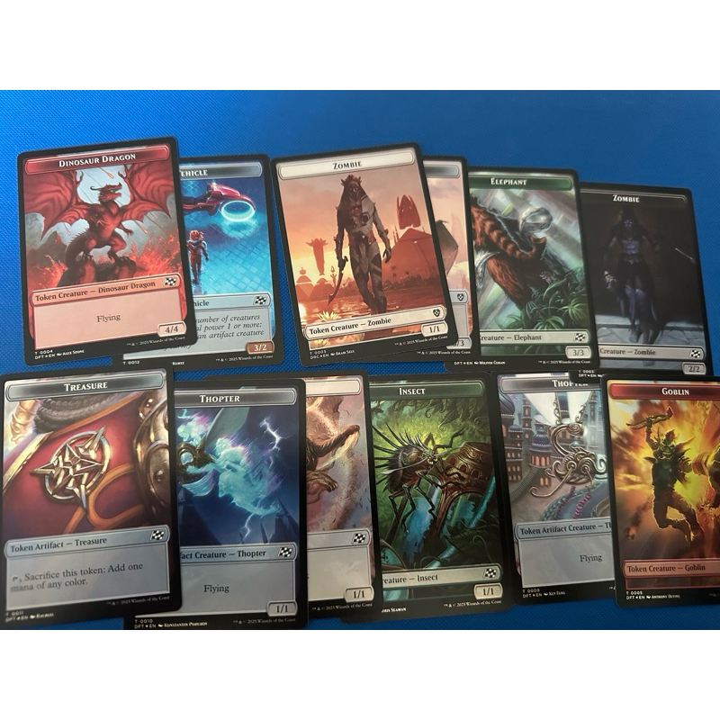 Token Foil ชุด Aetherdrift การ์ด Magic The Gathering ของแท้ MTG จากซอง ...