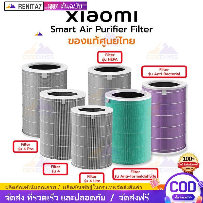 RFID ไส้กรองเครื่องฟอกอากาศ สำหรับ รุ่น Xiaomi 3H/3C/2H/2C/2S/pro กรอง ...