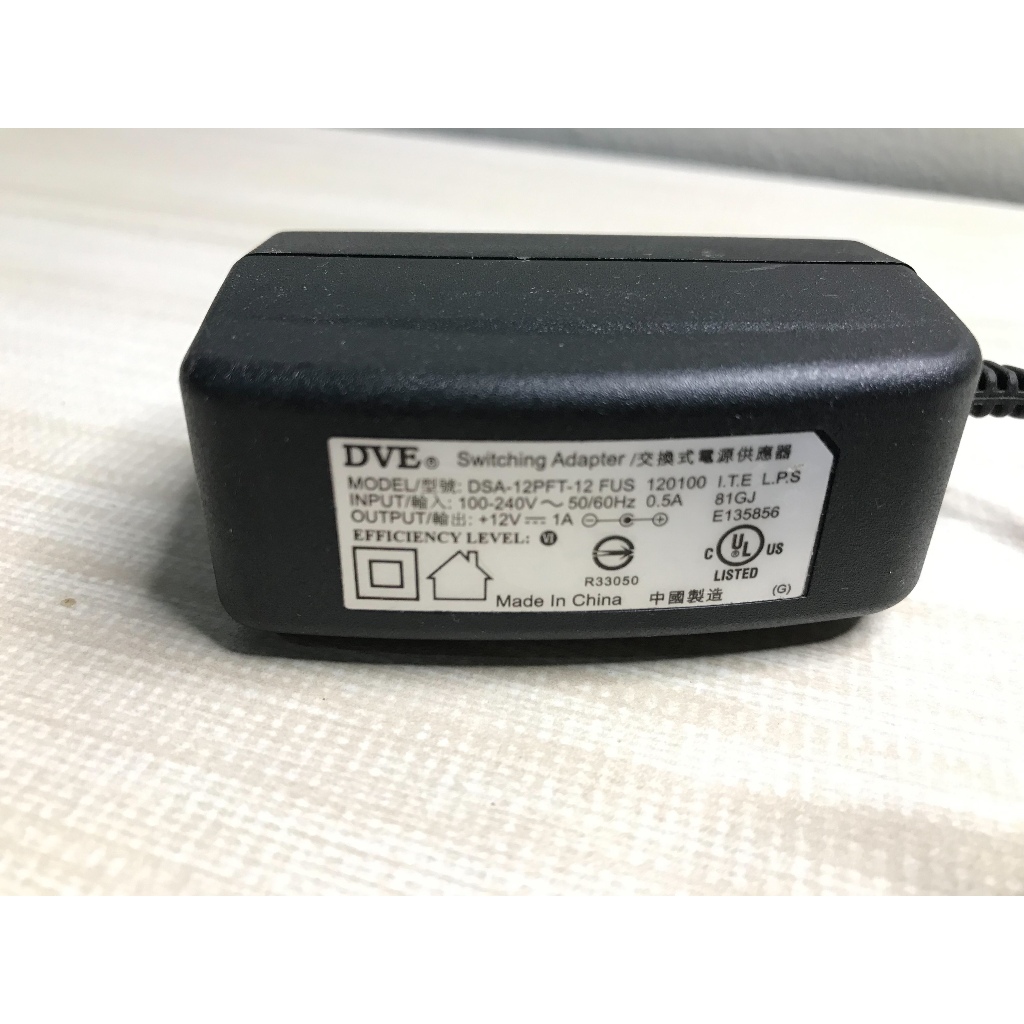 Adapter/Power Supply 12V 1A รุ่น DVE DSA-12PF-12 FUS | Shopee Thailand