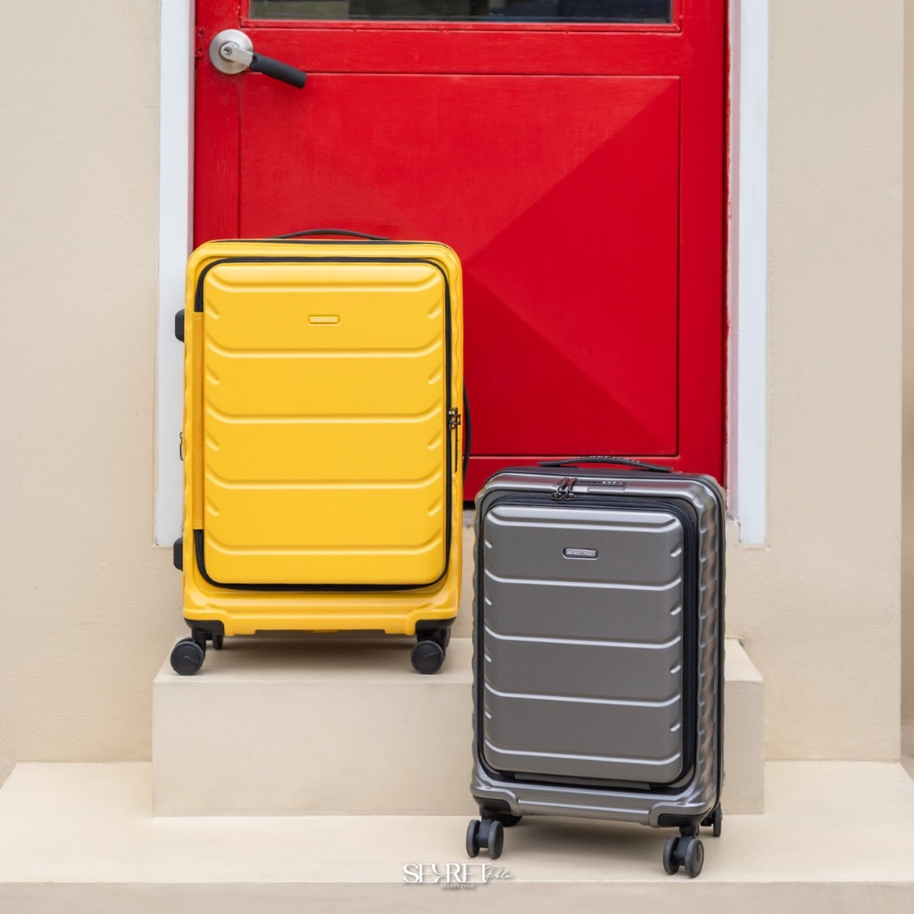 กระเป๋าเดินทาง รุ่น Luster SECRET POLO แบบเปิดหน้า ซิปขยายกันกรีด 20/25 ...