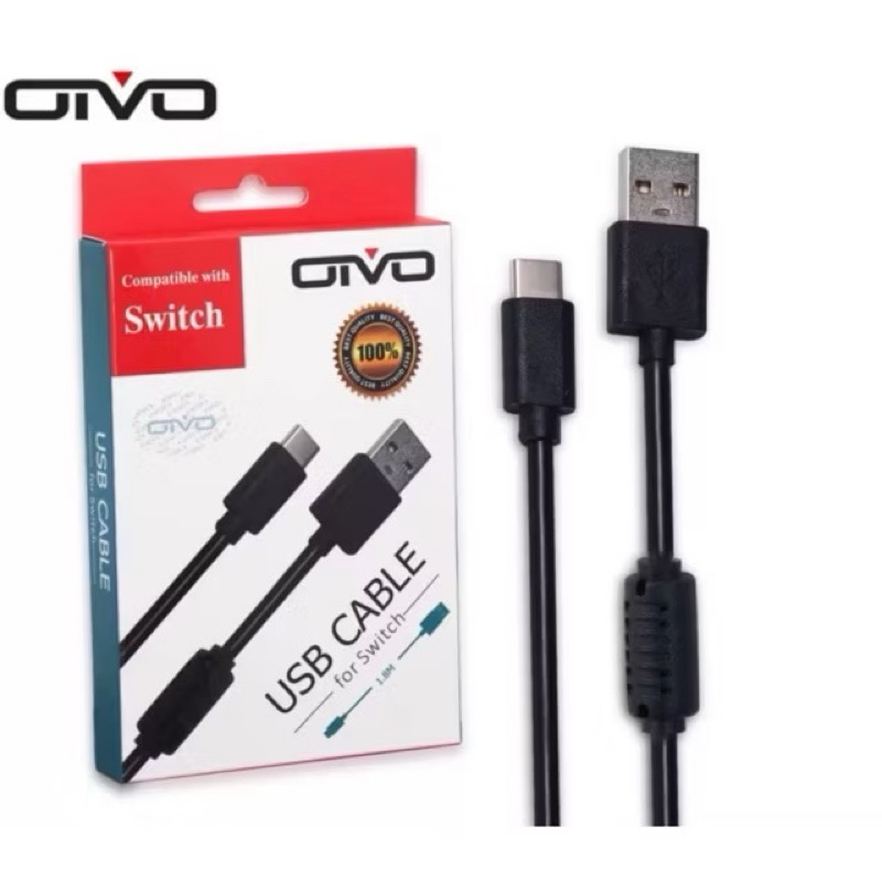 สาย USB Nintendo Switch (USB Cable for Nintendo Switch)(สายชาร์จ USB ...