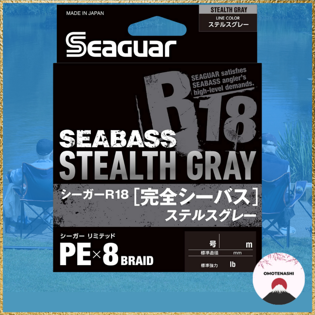 Seaguar R18 Complete Sea Bass Stealth Gray , Flash Green 150m / 200m ซีกัวร์ | Shopee Thailand