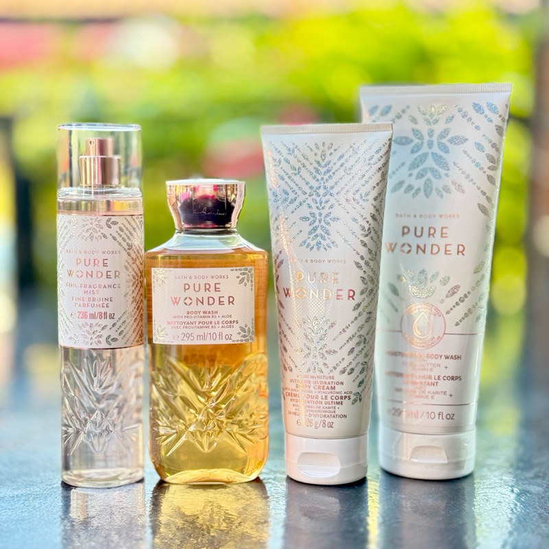 PURE WONDER bath & body works 🌸 แท้💯% lotion cream mist Shower Gel ...