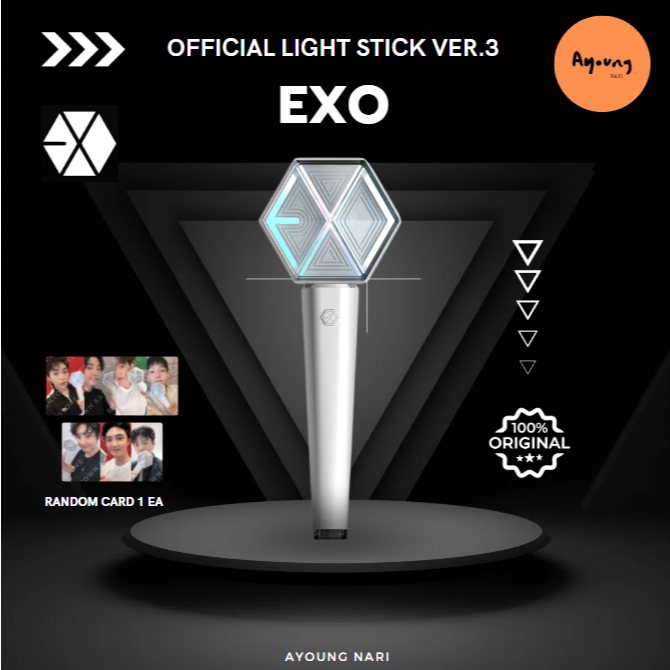 Pre ทันคอน แท่งไฟ EXO Official Light Stick Ver.3 ของแท้จาก SM | Shopee Thailand
