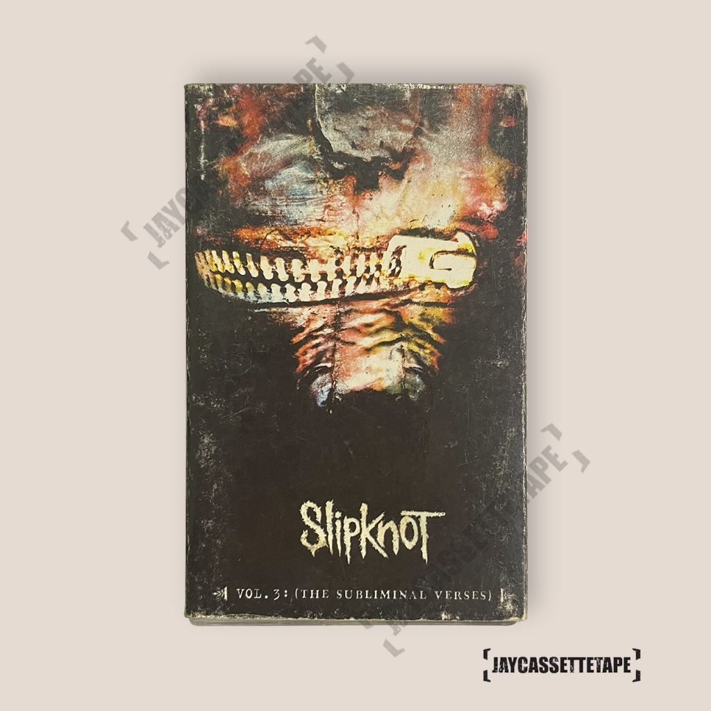 Slipknot Vol. 3 (The Subliminal Verses) เทปเพลง เทปคาสเซ็ท Cassette ...