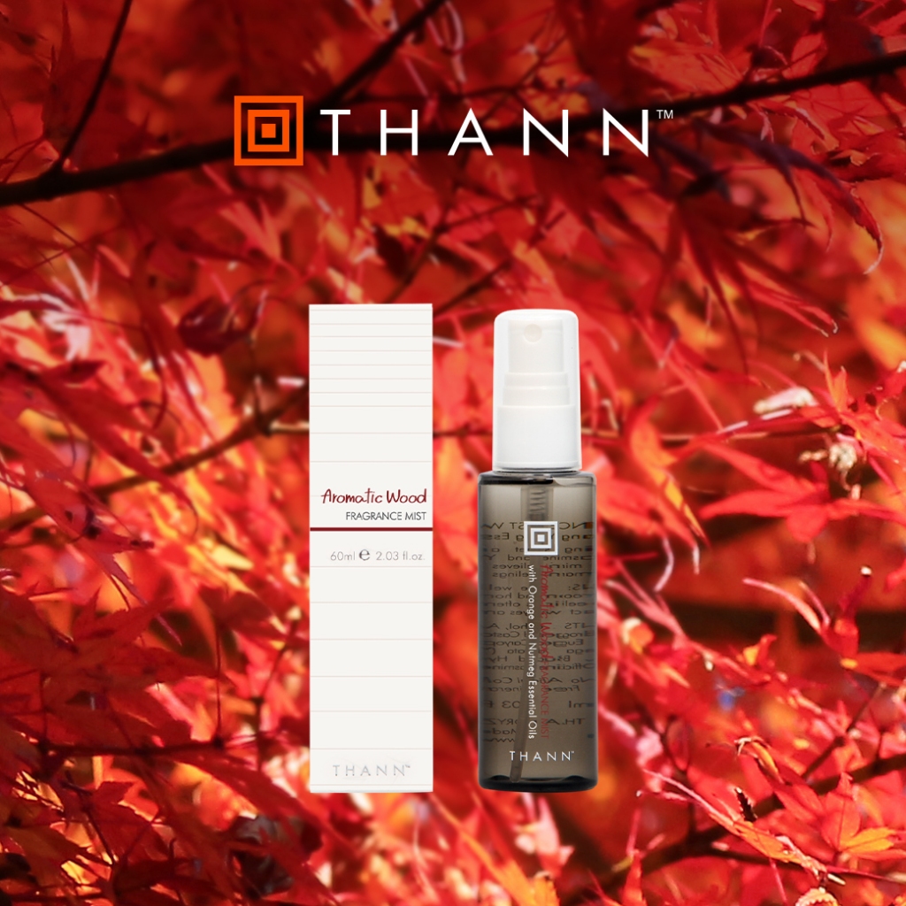 THANN Aromatic Wood Fragrance Mist 60 ml. สเปรย์น้ำหอม เติมความชีวิตชีวา คลายความวิตกกังวล ...