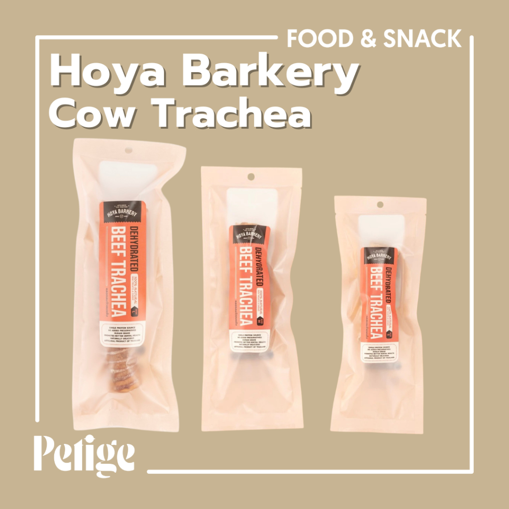 Hoya Barkery cow trachea หลอดลมวัว ขนมขัดฟันสำหรับสุนัข | Shopee Thailand