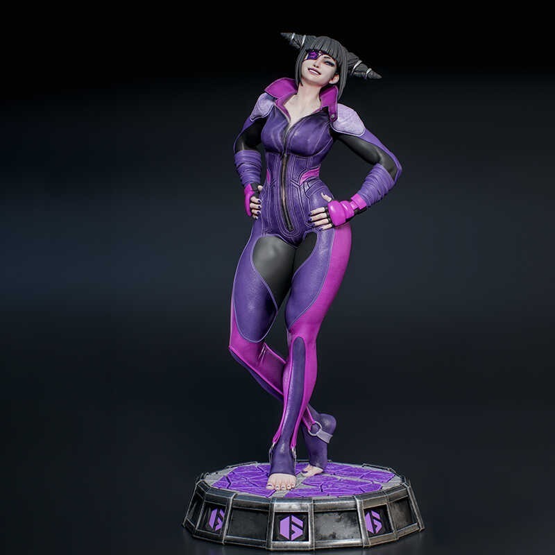 [โมเดลไม่ทำสี] Juri "Street Fighter" 3D printing model | Shopee Thailand