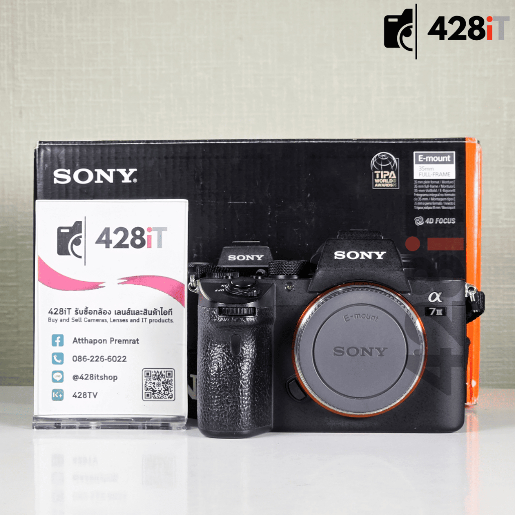 [2nd-hand] Sony A7 Mark III body สภาพสวย อดีตร้าน ครบกล่อง | Shopee ...