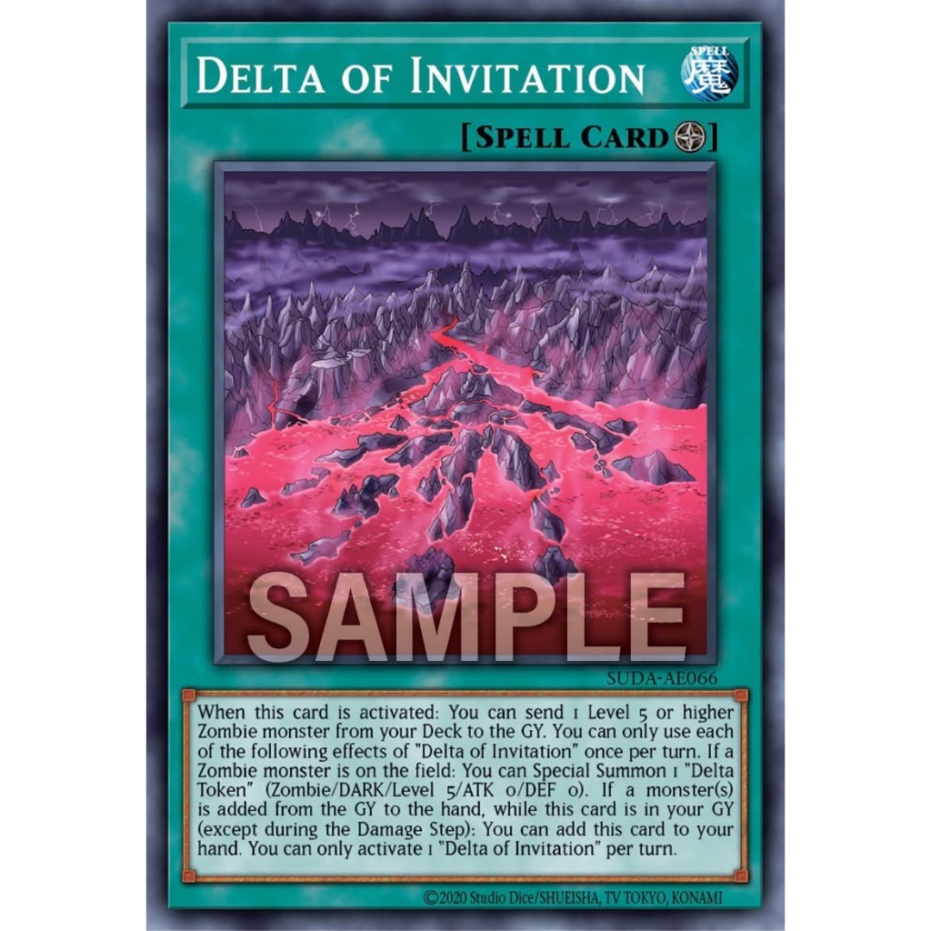 Yugioh Asia-Eng [SUDA-AE066] Delta of Invitation (Common) การ์ดยูกิแท้ถูกลิขสิทธิ์ | Shopee Thailand