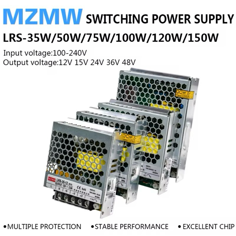 Power supply switching 24vdc 2.1A 50W ภาคจ่ายไฟสวิทช์ชิ่ง | Shopee Thailand