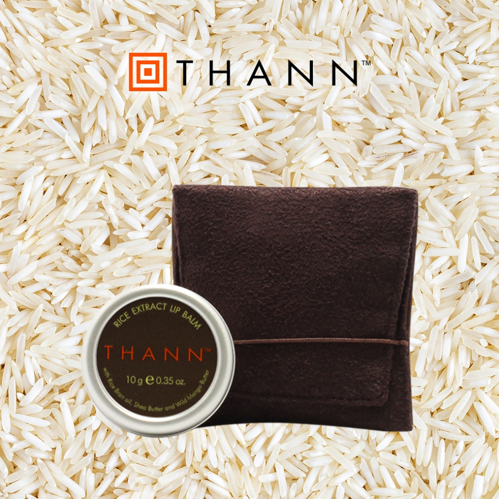 THANN Rice Extract Lip Balm 10 g. คงความชุ่มชื้น พร้อมบำรุงริมฝีปากให้เนียมนุ่ม | Shopee Thailand