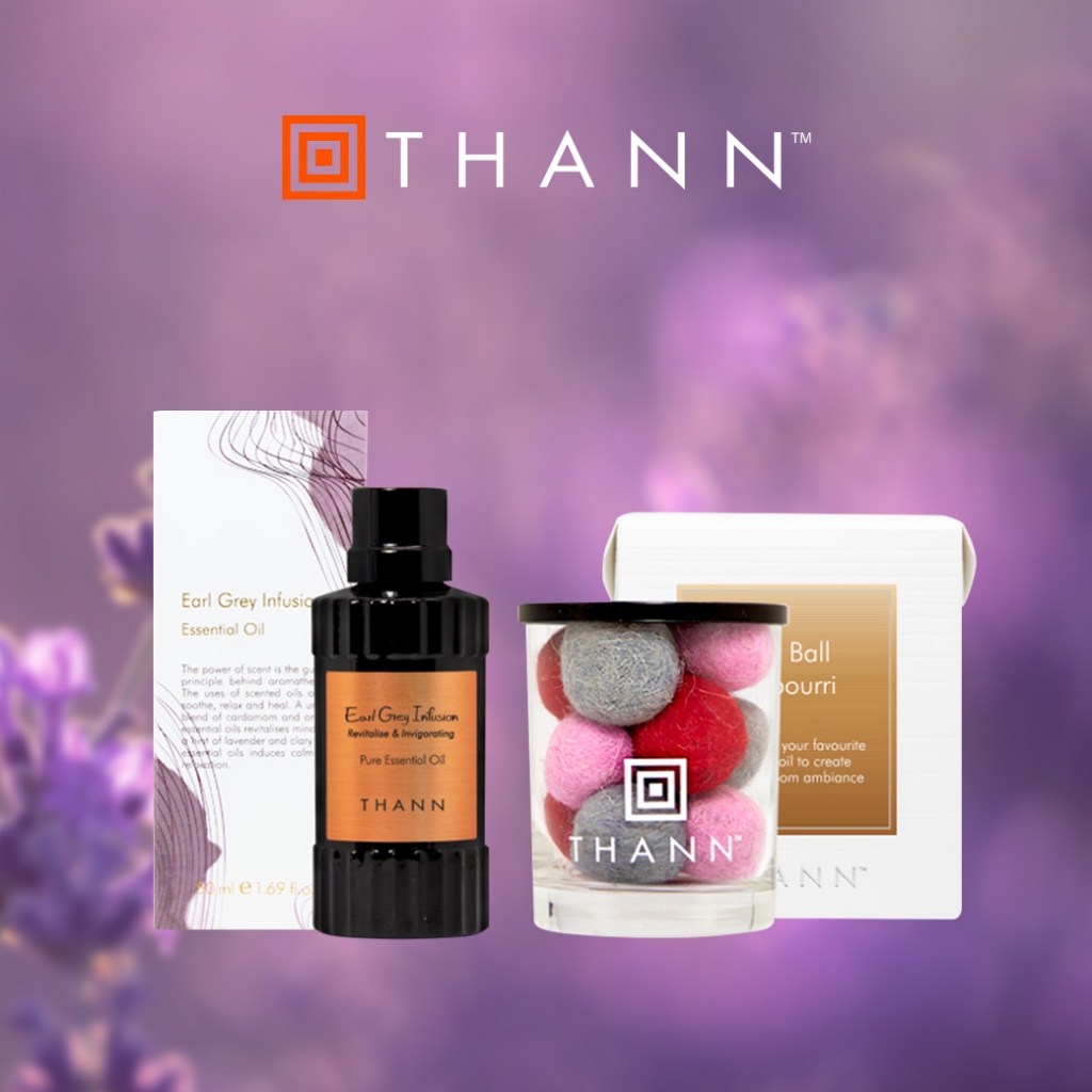 THANN Earl Grey Infusion Essential Oil 50 ml. Free Felt Ball Potpourri ฟื้นฟูสภาพจิตใจ แฝงความ ...