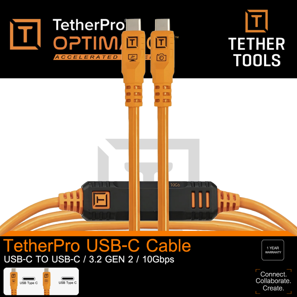 TETHER TOOLS OPTIMA 10G USB-C / 3.2 GEN2 / 10Gbps | Shopee Thailand