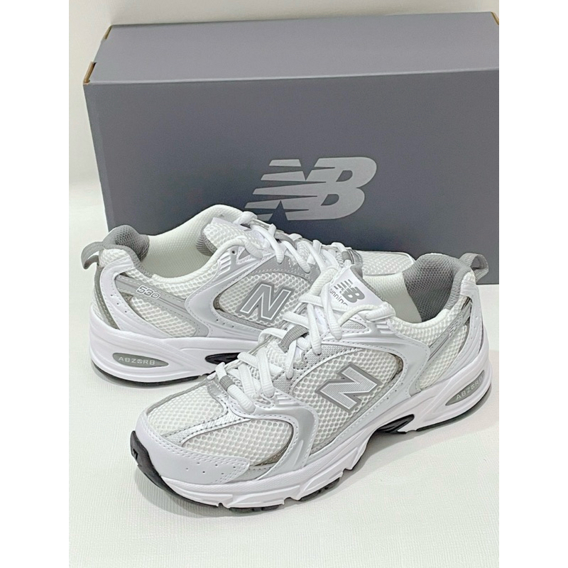 [ของแท้💯%]NEW BALANCE 530AD ขาว/เงิน | Shopee Thailand