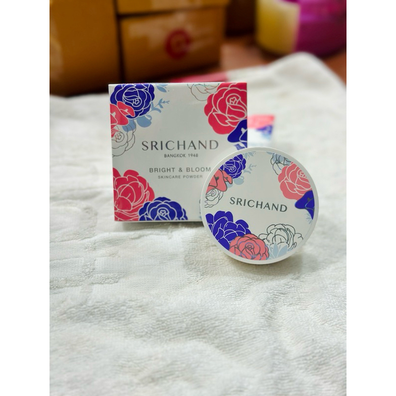 SRICHAND แป้งฝุ่นอัดแข็ง ไบรท์ แอนด์ บลูม สกินแคร์ พาวเดอร์ (10กรัม) / Bright and Bloom Skincare ...