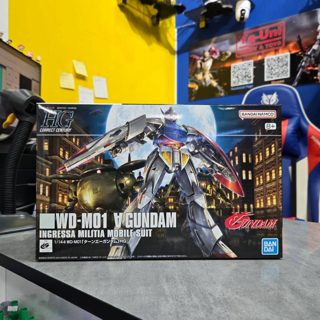 (พร้อมส่ง) 1/144 HG Turn A Gundam (Plastic Model) (Bandai) | Shopee ...