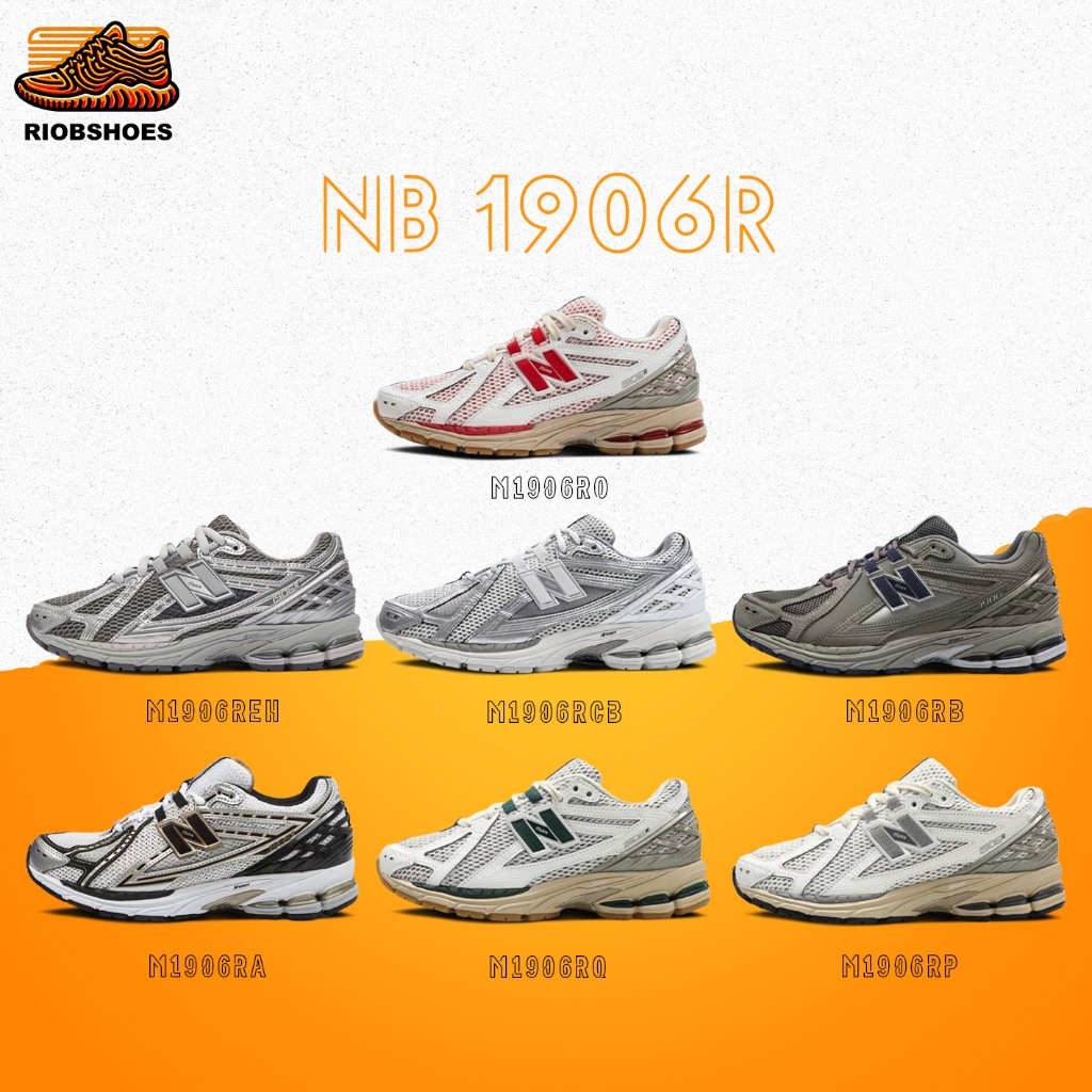 ใหม่นําเข้า New Balance NB 1906R รองเท้ากีฬาสำหรับชายหญิง M1906RA ...