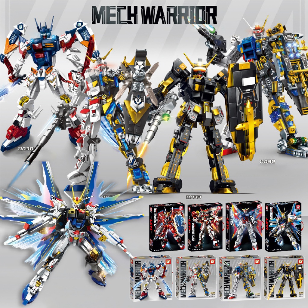ตัวต่อ Sembo Block 11030-11033,62065-6208 หุ่นยนต์รบ MECH WARRIOR ...