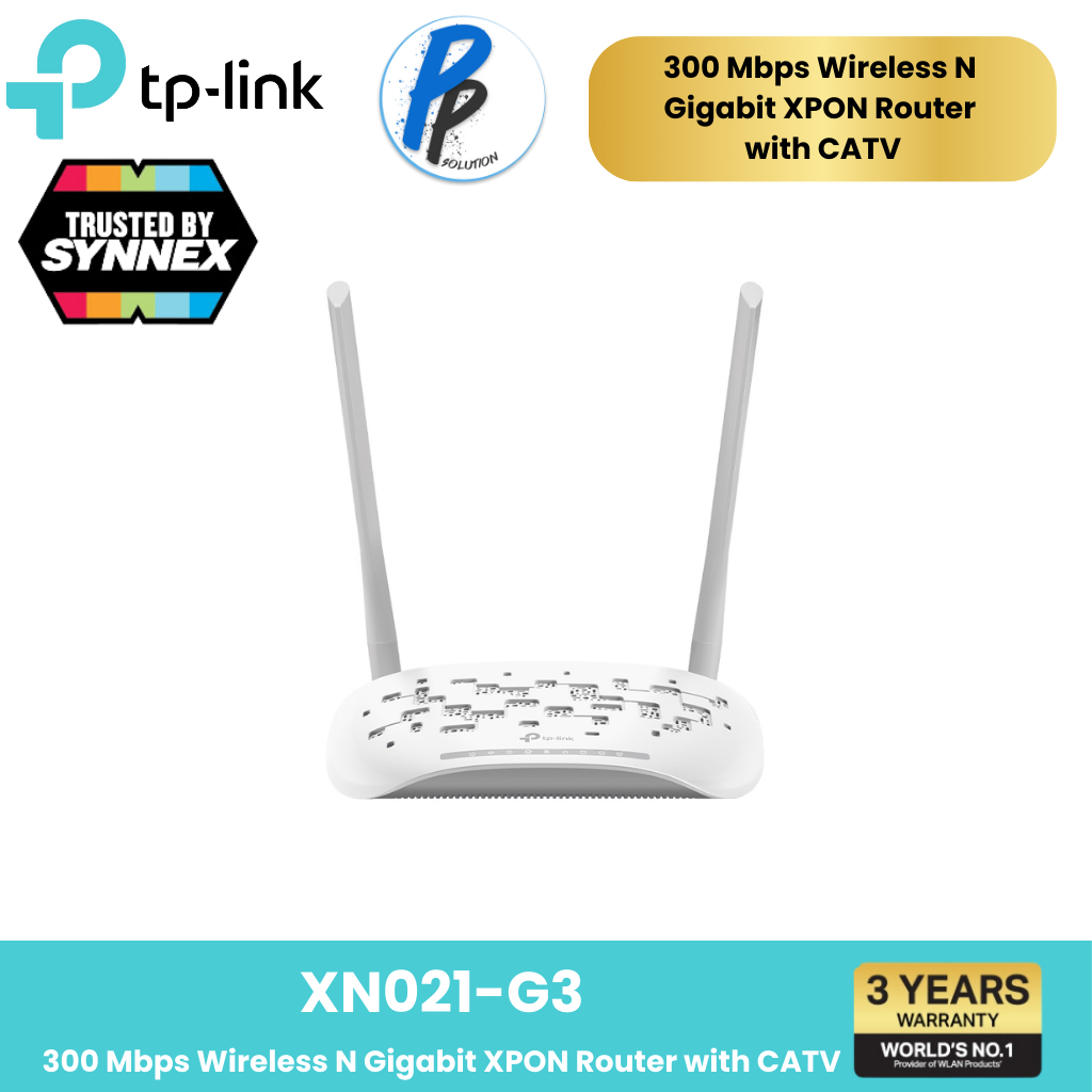 XN021-G3 300 Mbps Wireless N Gigabit XPON Router with CATV | Shopee Thailand