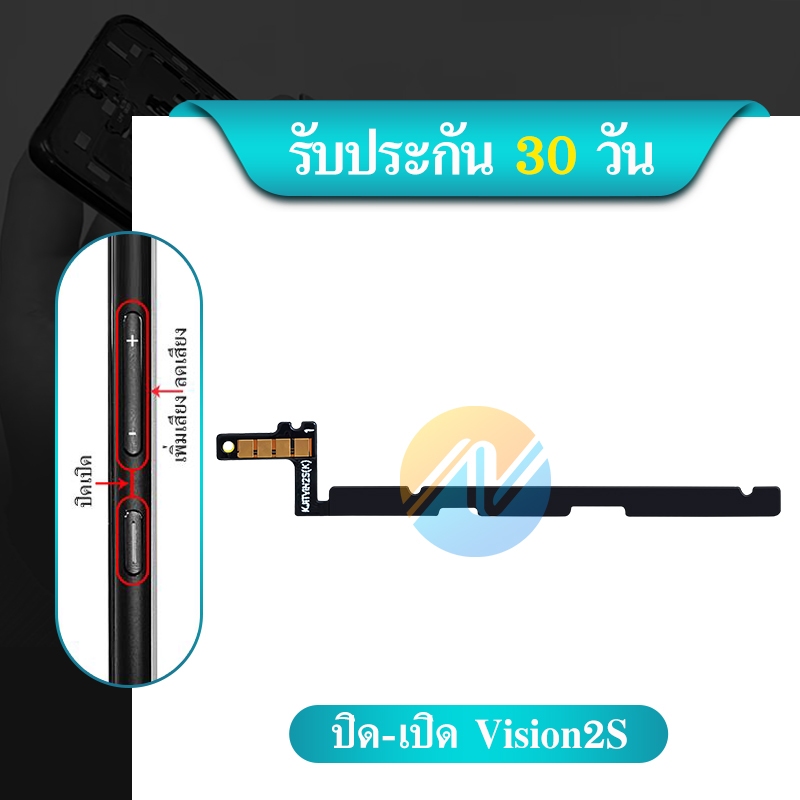 +-แพสวิตช์ Vision 2s ปุ่มสวิตช์ เปิด ปิด เพิ่มลดเสียง it vision 2s ...