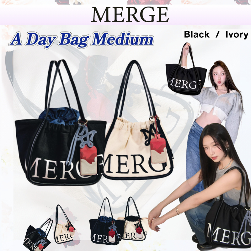 🔥💥 ราคาพิเศษมีจำนวนจำกัด 🤩Merge A Day Bag Medium กระเป๋าถือ สะพายข้าง ...