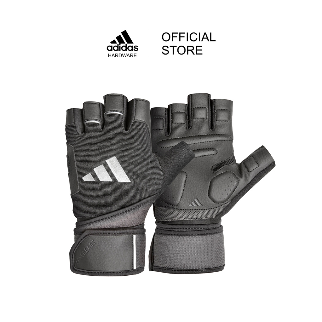 adidas ถุงมือ Wrist Wrap Training - (สีดำ) 1 คู่ (adidas Wrist Wrap ...