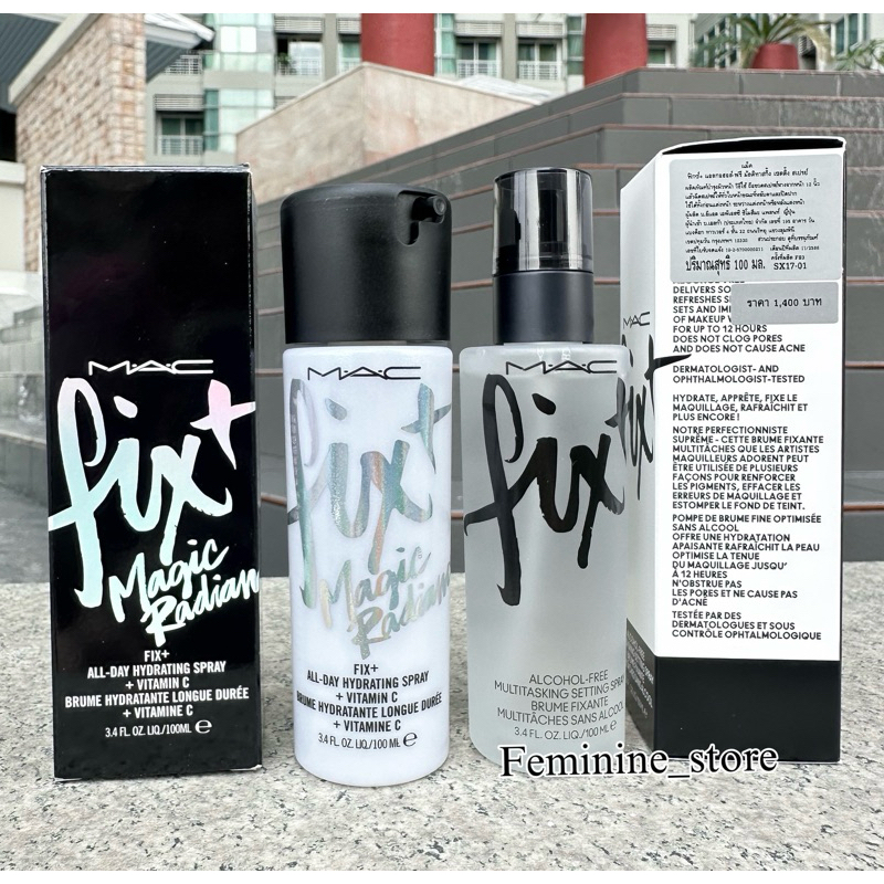 ป้ายไทย MAC Fix plus setting spray 100ml. | Shopee Thailand