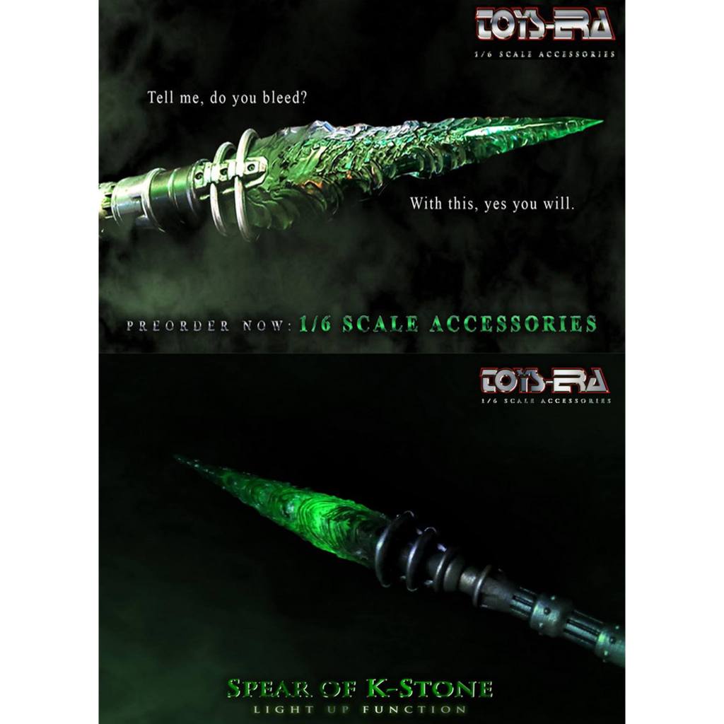 Toys Era Kryptonite Spear Light-Up (เรืองแสงแบล็คไลท์) 1/6 DC Batman v ...