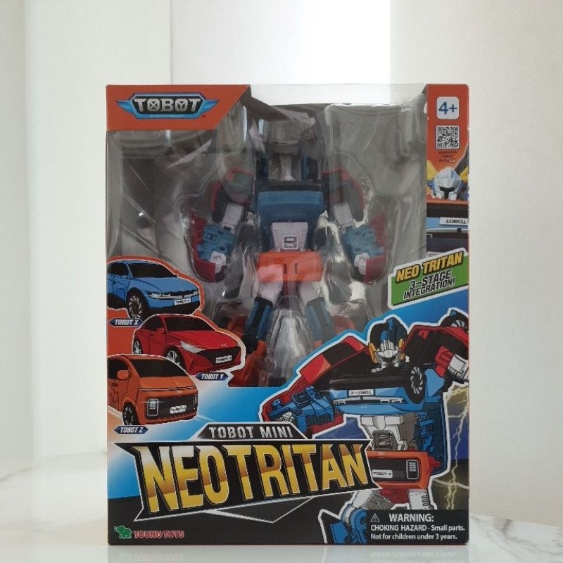 Tobot Mini Neo Tritan Neotritan หุ่นยนต์แปลงร่าง รถ 3 คัน Young Toys ...