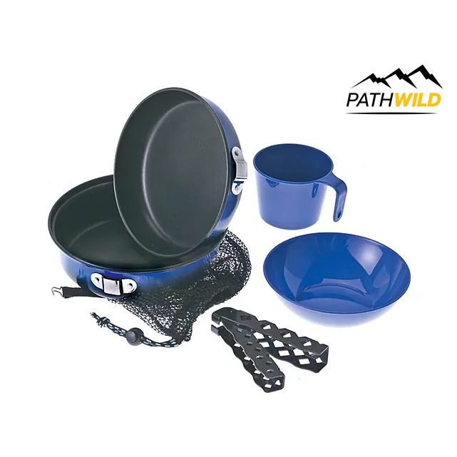 GSI Bugaboo Mess Kit ชุดหม้อเคลือบ กระทะ หม้อ ชาม แก้วน้ำ หูจับหม้อ ...