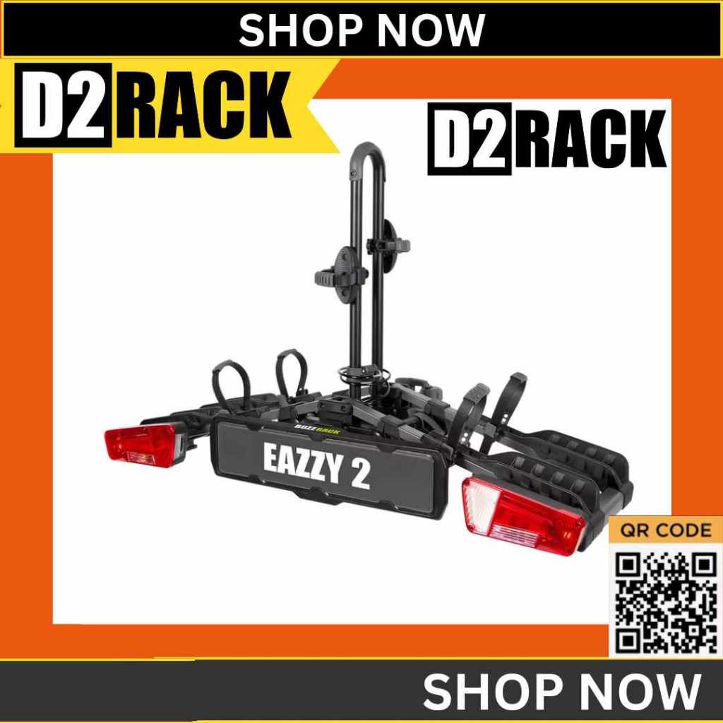 แร็คจักรยานท้ายรถ BUZZ RACK รุ่น Eazzy 2 ที่วางจักรยานท้ายรถยนต์ (พับได้) | Shopee Thailand