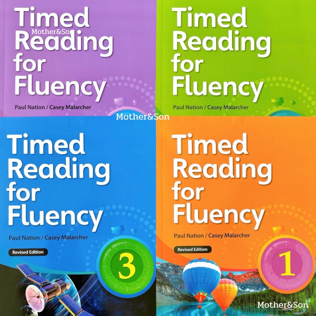 หนังสือฝึกอ่านภาษาอังกฤษ Timed Reading for Fluency | Shopee Thailand