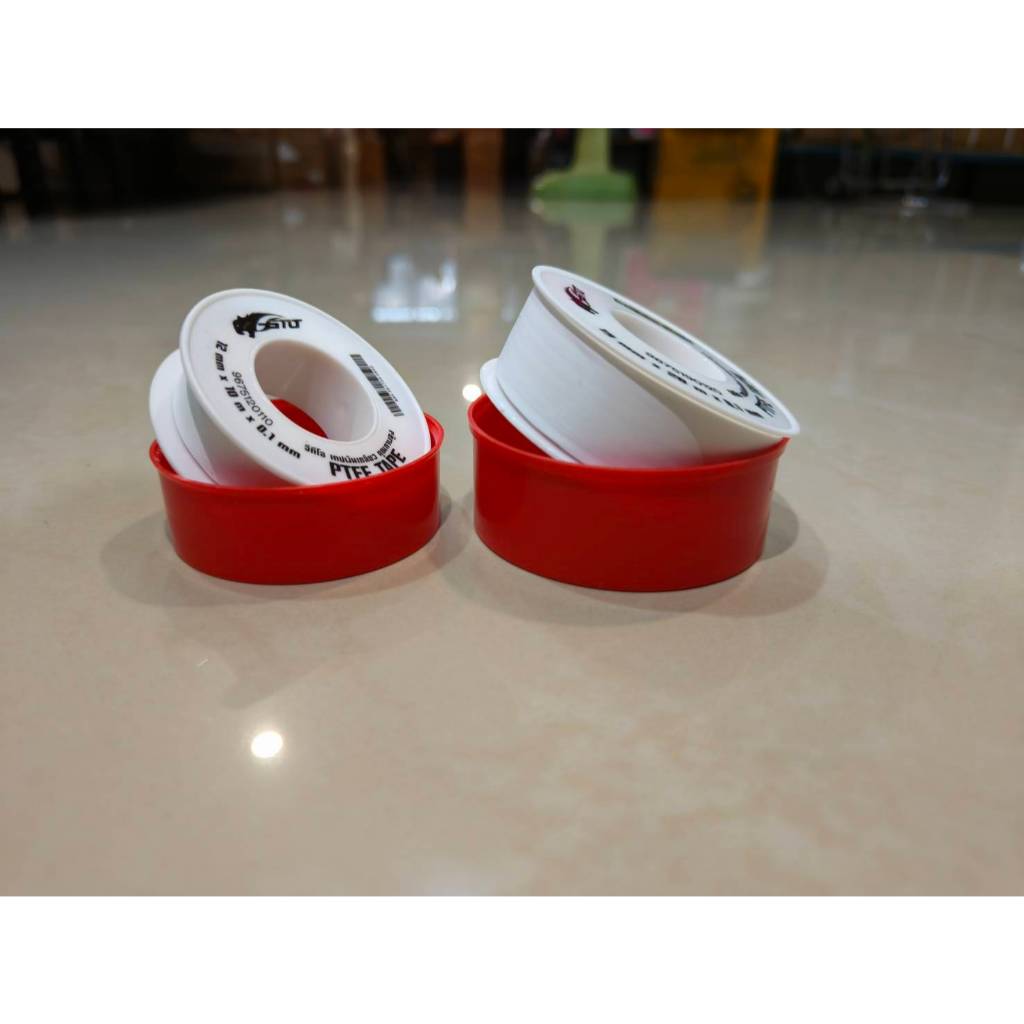 GTO (ขายยกกล่อง) เทปพันเกลียว PTFE TAPE เหนียว หนา หนึบ มี 2 ขนาด หน้ากว้าง 12มิลยาว 10เมตร กับ ...