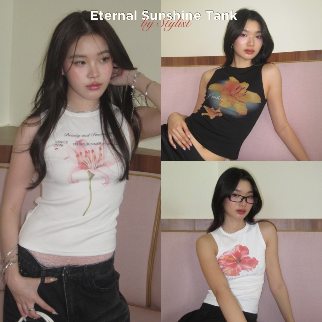Stylist_Shop | Top921 Eternal Sunshine Tank By Stylist | Shopee Thailand