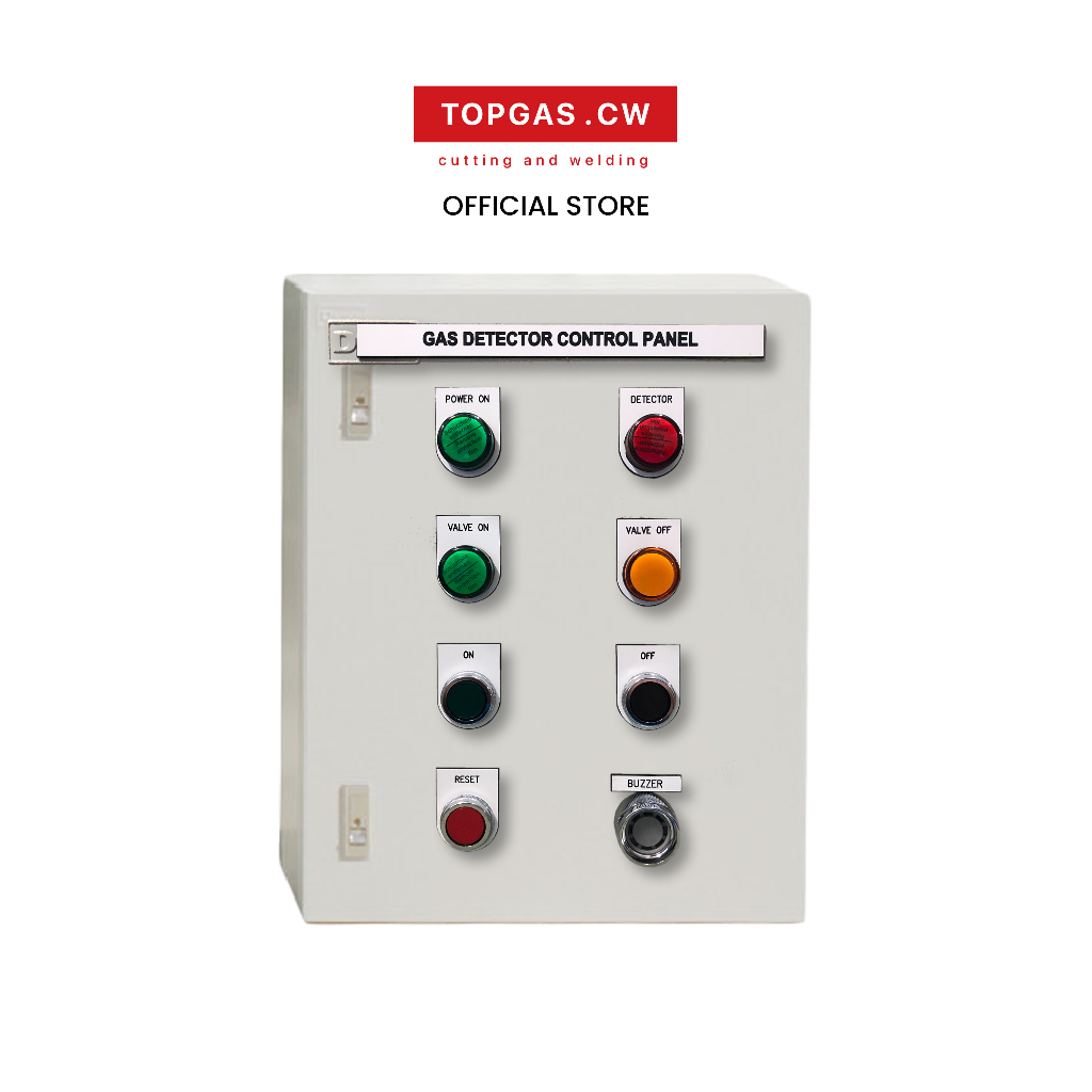 ตู้ควบคุมเครื่องเตือนแก๊สรั่ว Gas Leak Detector Control Panel topgascw ...
