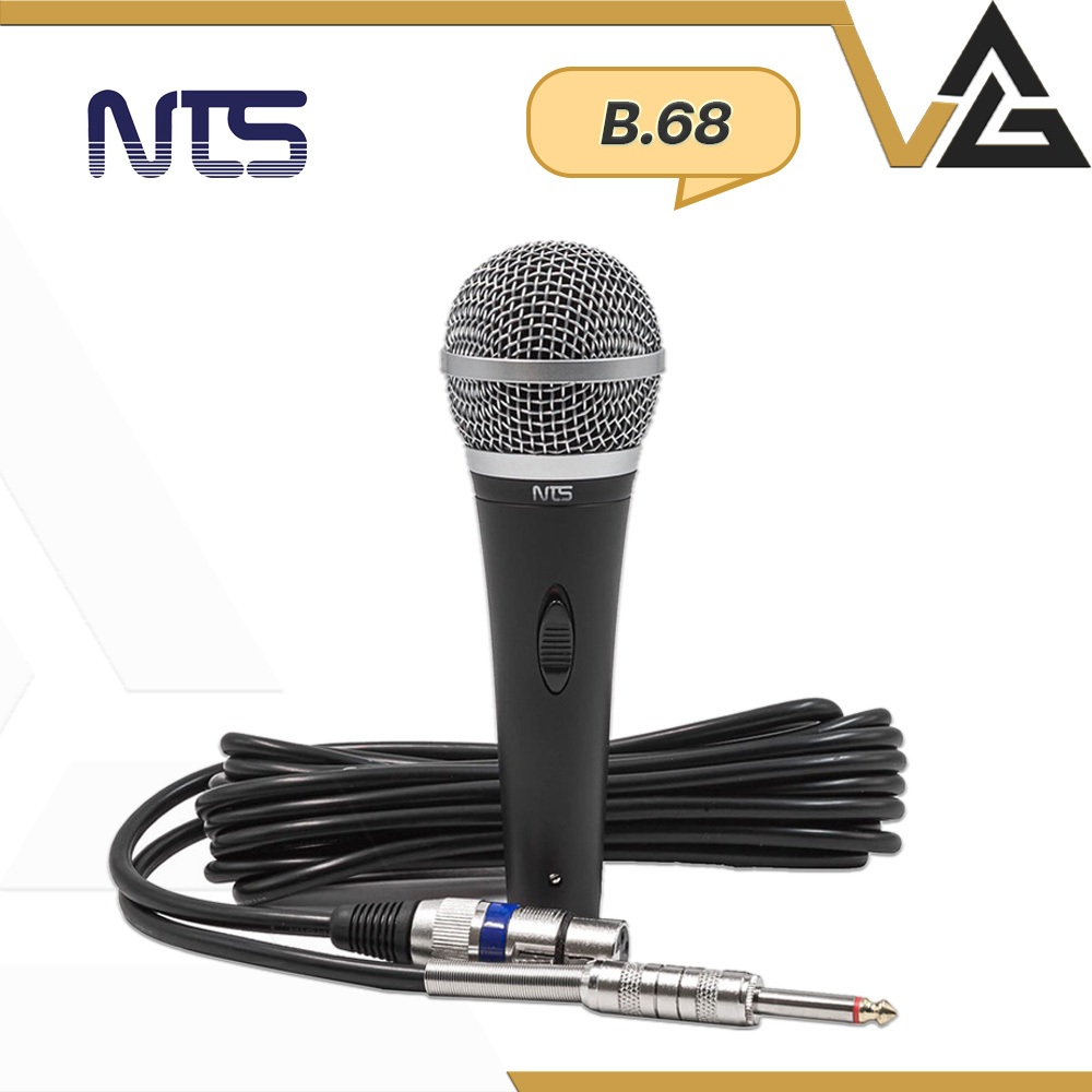 NTS B.68 ไมค์สาย ไดนามิก เหมาะใช้พูดสัมมนา คาราโอเกะ ร้องเพลง เสียงดี ...