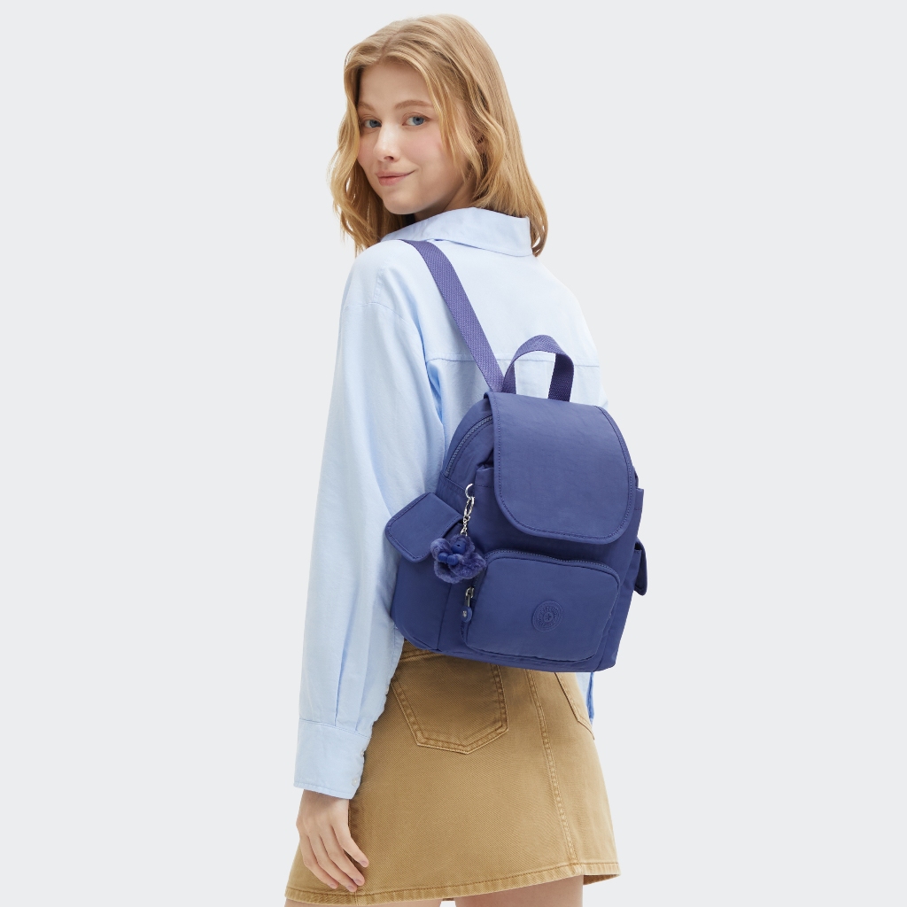 กระเป๋า KIPLING รุ่น CITY PACK MINI สี OCEAN BLUE | Shopee Thailand