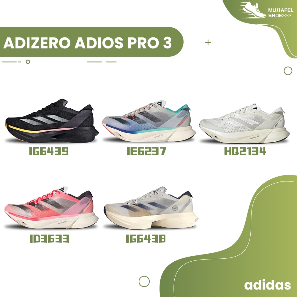 ⭐สะดวกสบาย⭐ adidas Adizero Adios Pro 3 รองเท้าวิ่ง IG6439/IE6237/HQ2134 ...