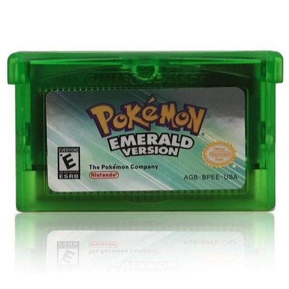 พร้อมส่ง การ์ดเกม Pokemon Emerald โปเกม่อน Game Boy Advance gba ndsl ...