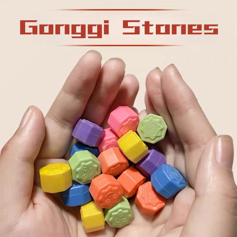 (พร้อมส่ง) gonggi konggi เกม jackstone เกาหลี ของเล่นเกมปลาหมึก [3d ...