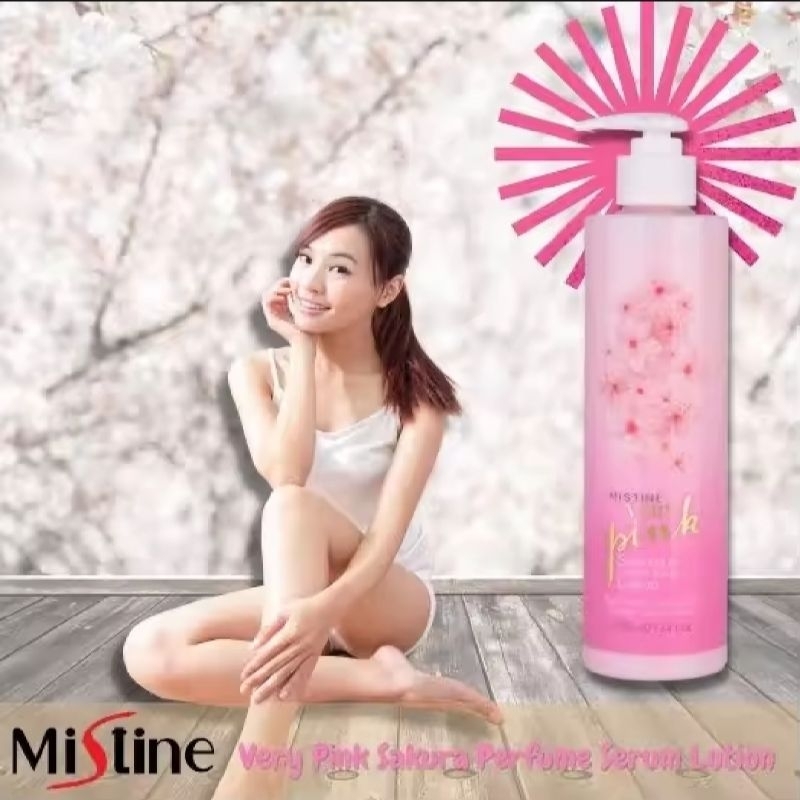 Mistine Very Pink Sakura Perfume Serum Lotion มิสทีน เวรี่ พิ้งค์ ซากุระ เพอร์ฟูม เซรั่ม โลชั่น ...