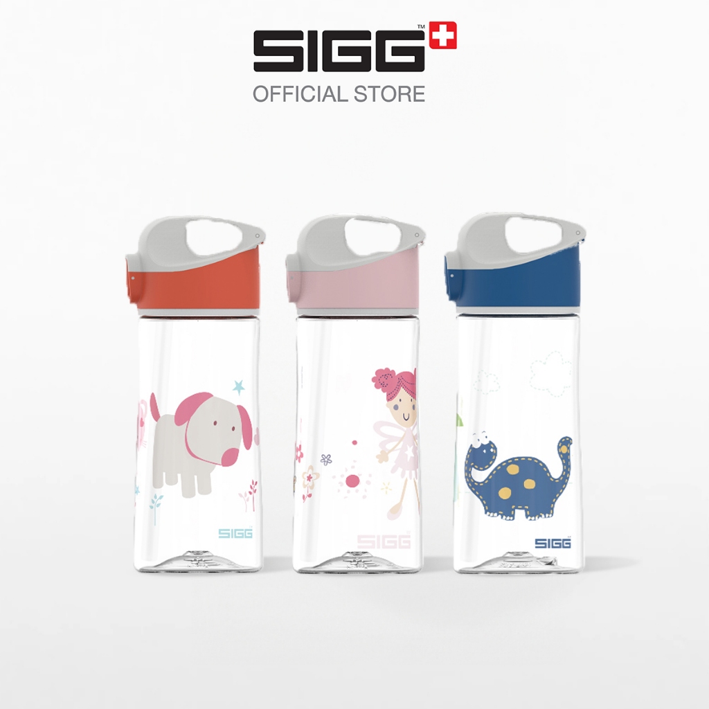 SIGG Miracle Kids กระบอกน้ำพกพาสำหรับเด็ก พิมพ์ลายการ์ตูน สีสันสดใสสวย ...
