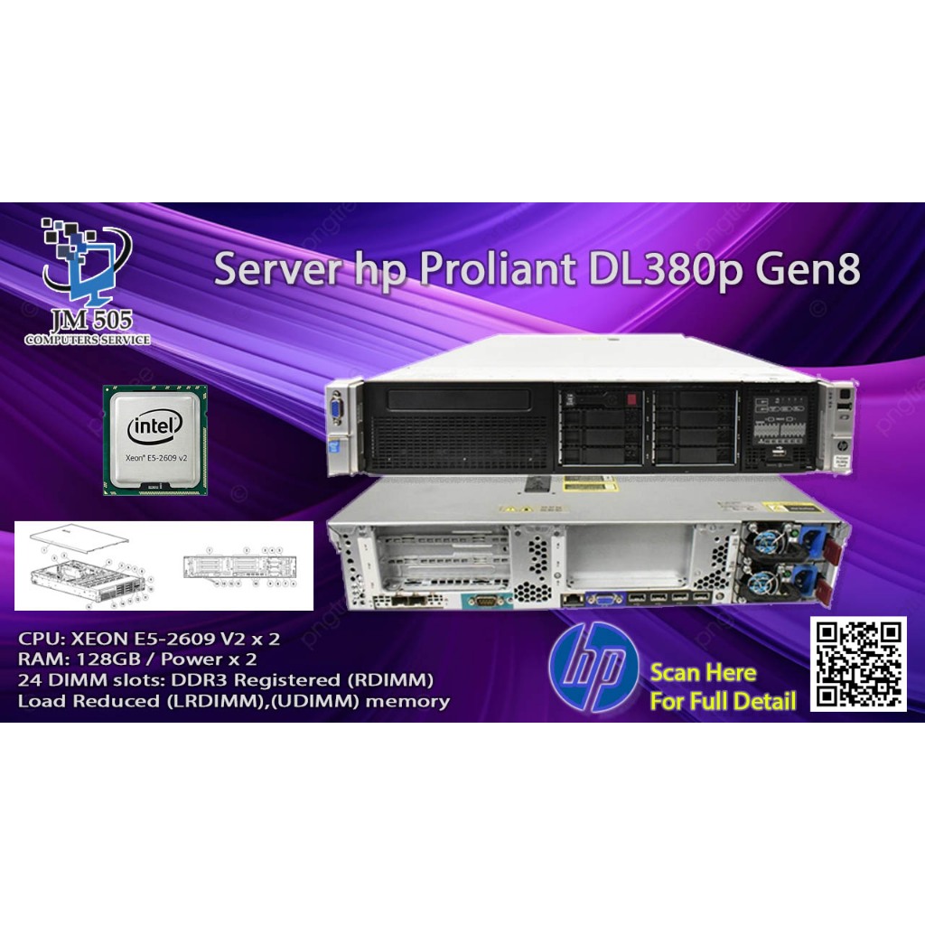Server hp Proliant DL380p Gen8 | Shopee Thailand