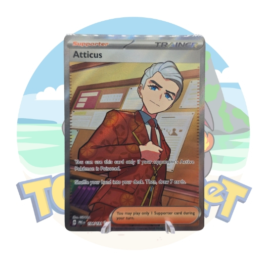 Pokemon Card "Atticus Trainer 134/131" 🇺🇸 Prismatic Evolutions | Shopee ...