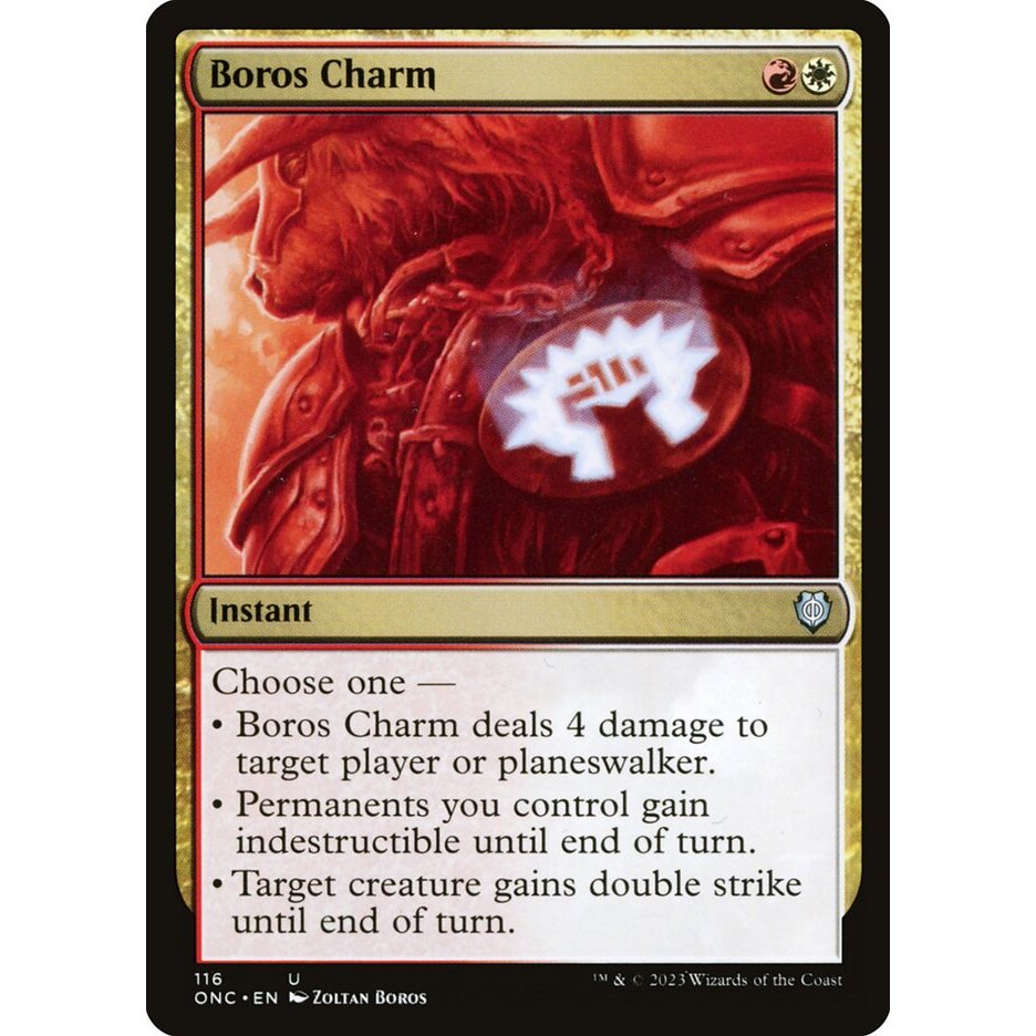 Boros Charm ONC, CMR การ์ด Magic the Gathering [MTG] ของแท้ | Shopee ...