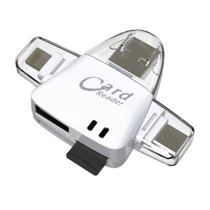 [ส่งจากไทย ️] 3in1 iDragon OTG 03 Card Reader Mini USB 2.0 TF Card SD ...