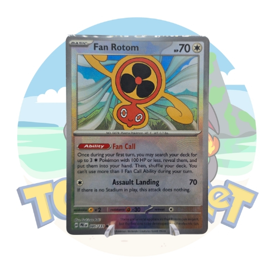 Pokemon Card "FAn Rotom Holo Poke Ball 085/131" ENG Prismatic ...