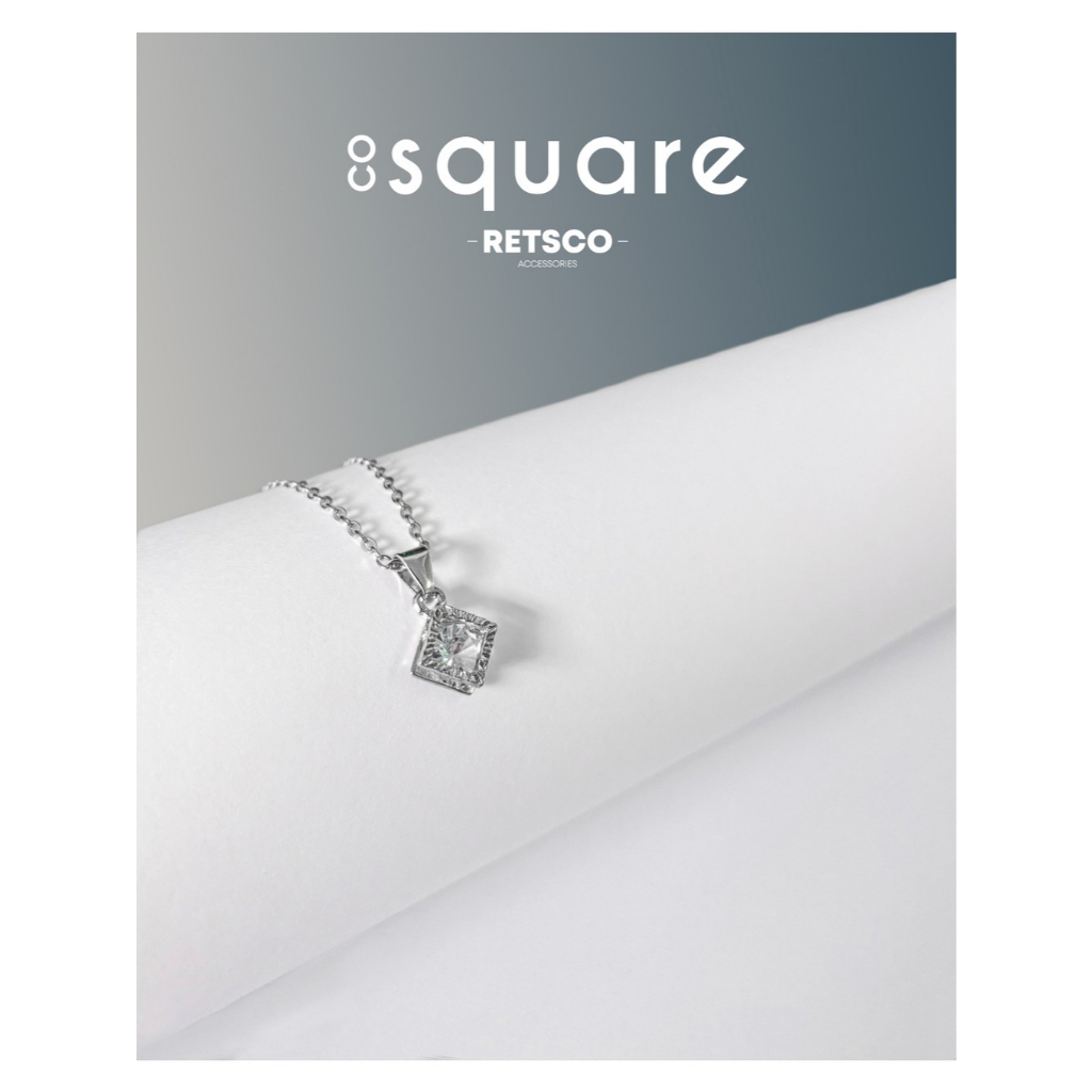 สร้อยคอ 'CO Square' - RetsCo Acc. | Shopee Thailand