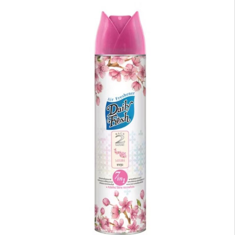 เดลี่เฟรช สเปรย์ปรับอากาศ แบ็คทูเนเจอร์ 7IN1 กลิ่นซากุระ 300 มล. DAILY ...